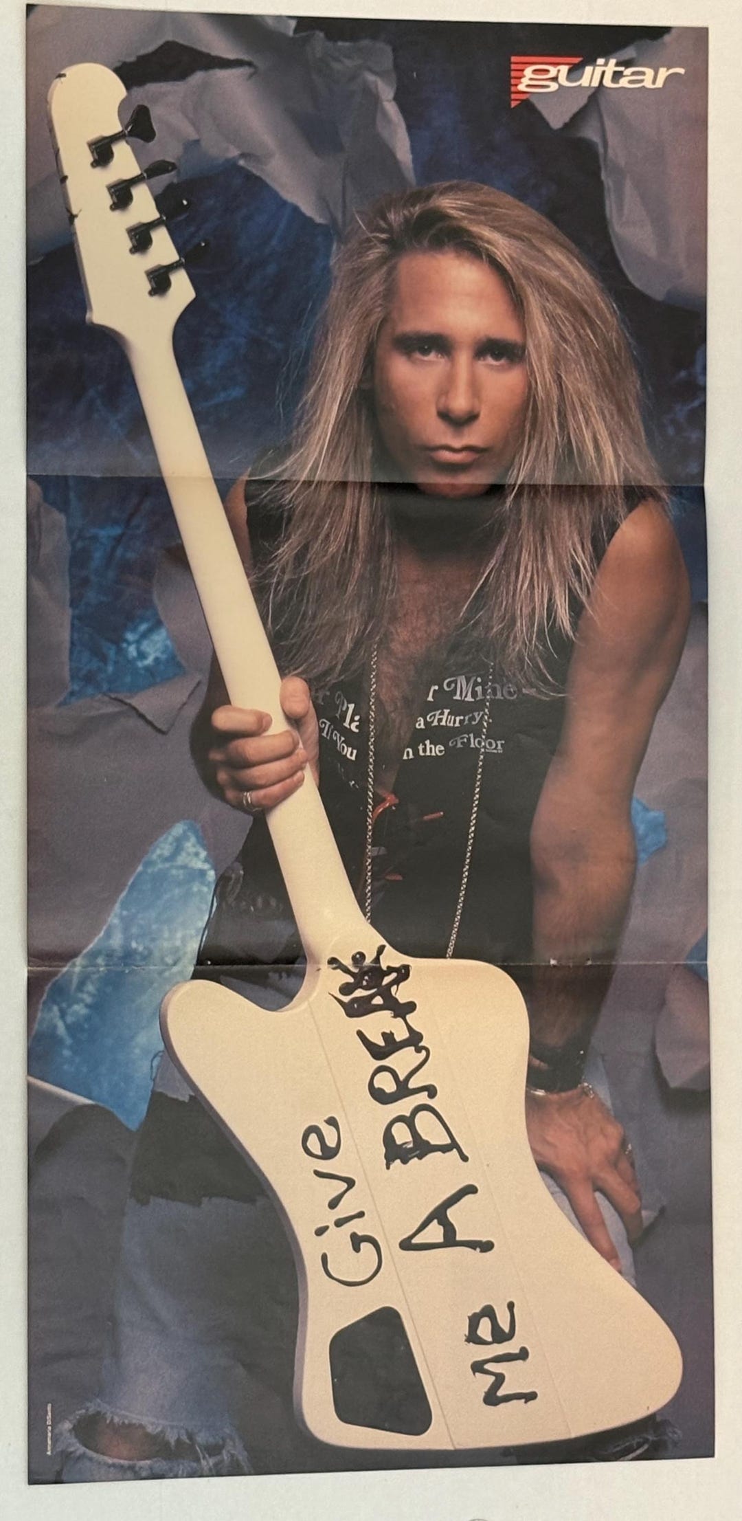 Vintage - 1990 - Slaughter/ Dana Strum - Poster 23" X 10.5" - Etsy
