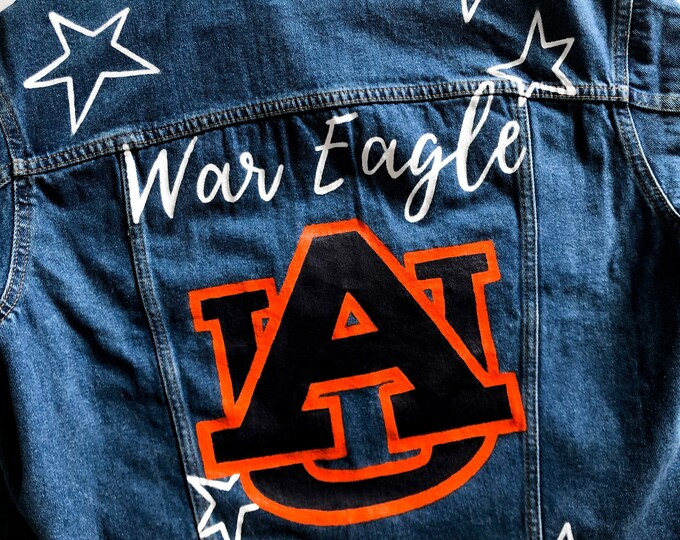 Custom University Denim Jacket Custom College Denim Jacket - Etsy
