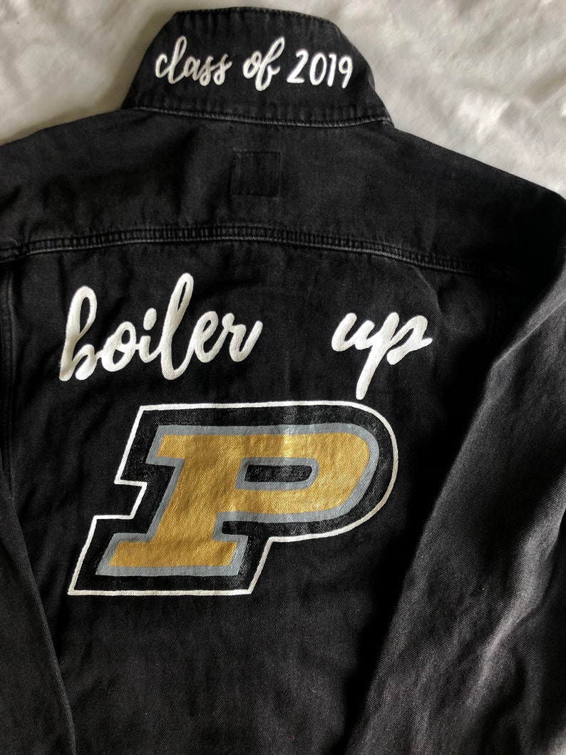 Custom University Denim Jacket Custom College Denim Jacket - Etsy