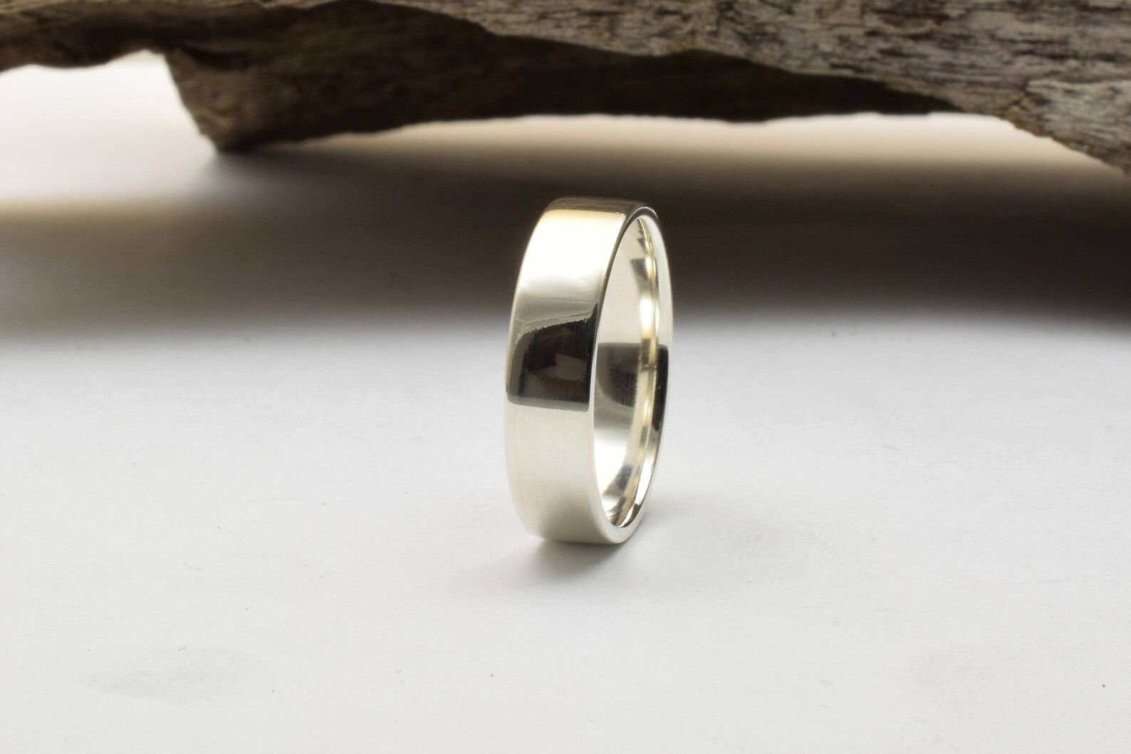 Sterling Silver Ring, Mens Wedding Band, 925 Silver Wedding Ring ...