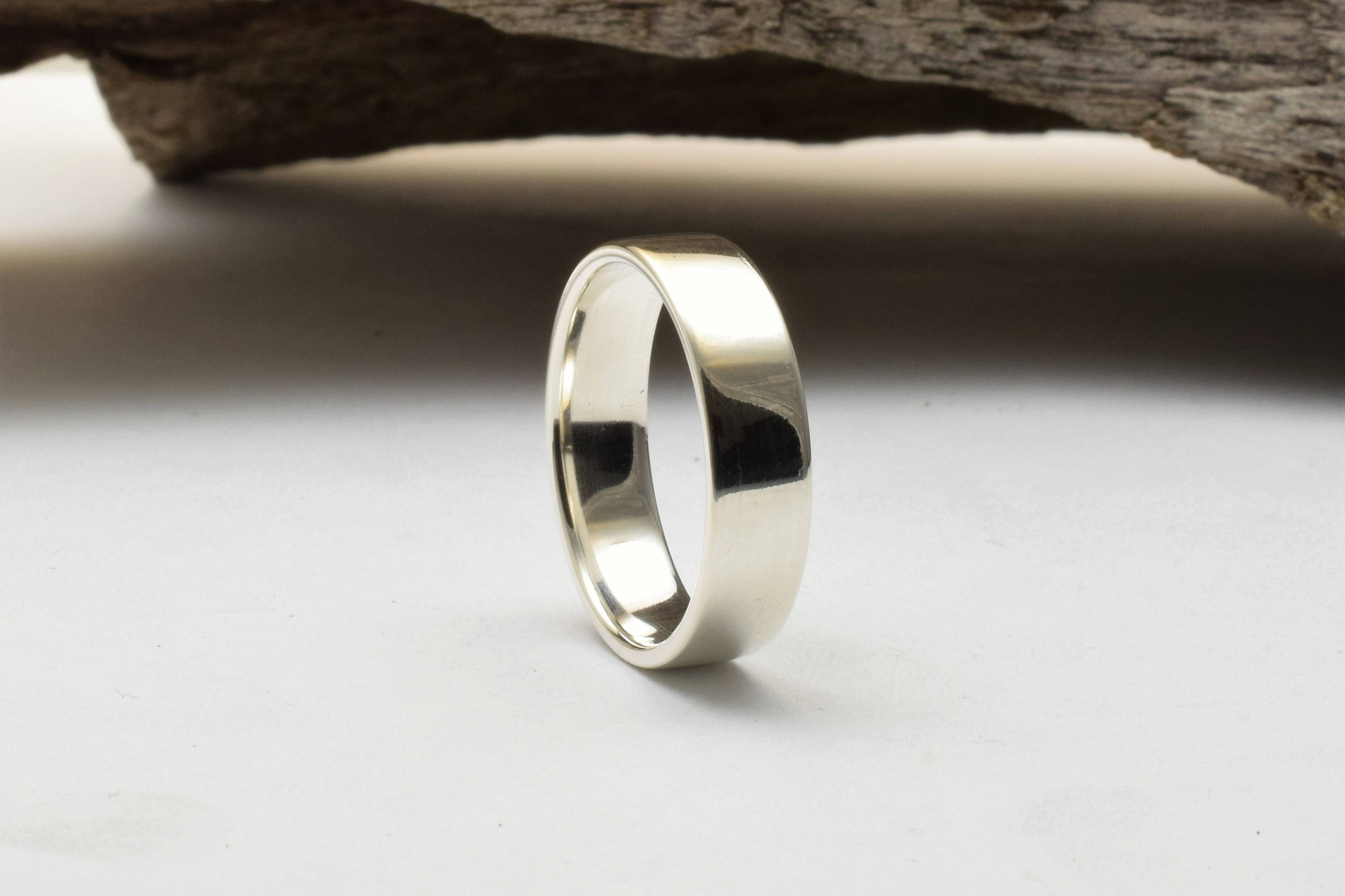 Sterling Silver Ring, Mens Wedding Band, 925 Silver Wedding Ring ...