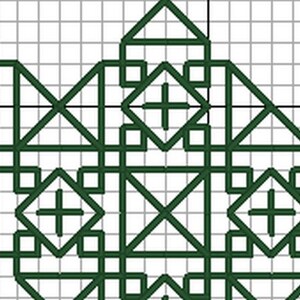 BLACKWORK FANTASY 2 Blackwork / Backstitch Counted Cross Stitch Pattern / Chart - Etsy UK