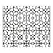 CRAZY PATCH Blackwork / Backstitch Pattern / Chart - Counted Cross Stitch - Geometric Patchwork ...