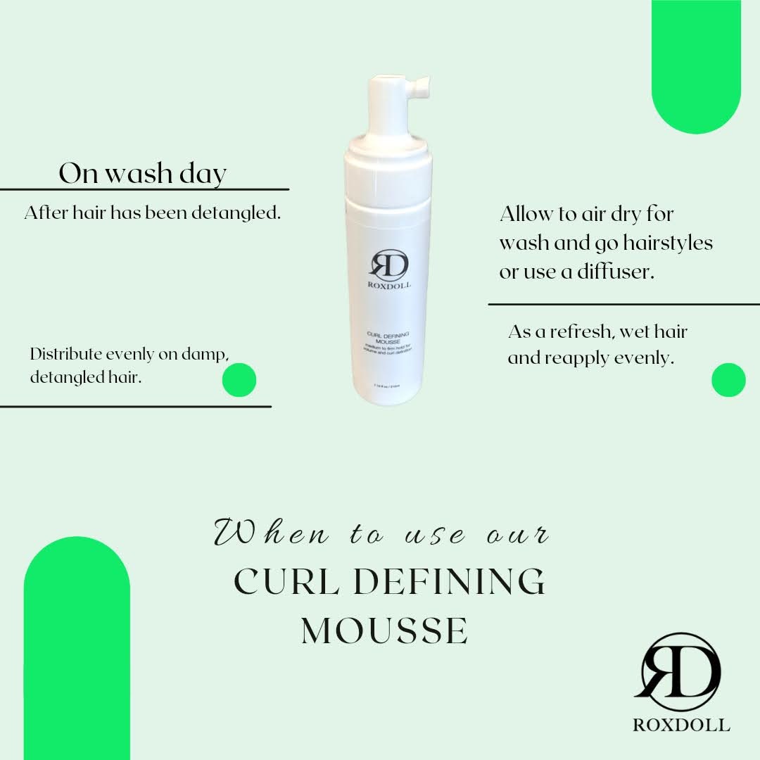 Curl Defining Mousse Curly Hair Styling Product Best Product for Curls ...