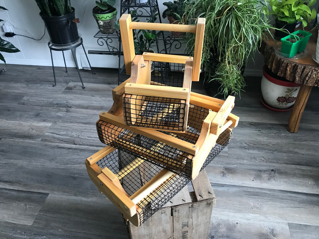 Cedar Garden Harvest Basket Set: Egg Gathering & Foraging Baskets - Etsy