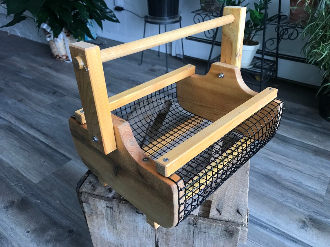 Small Light Weight Cedar Garden Basket - Etsy