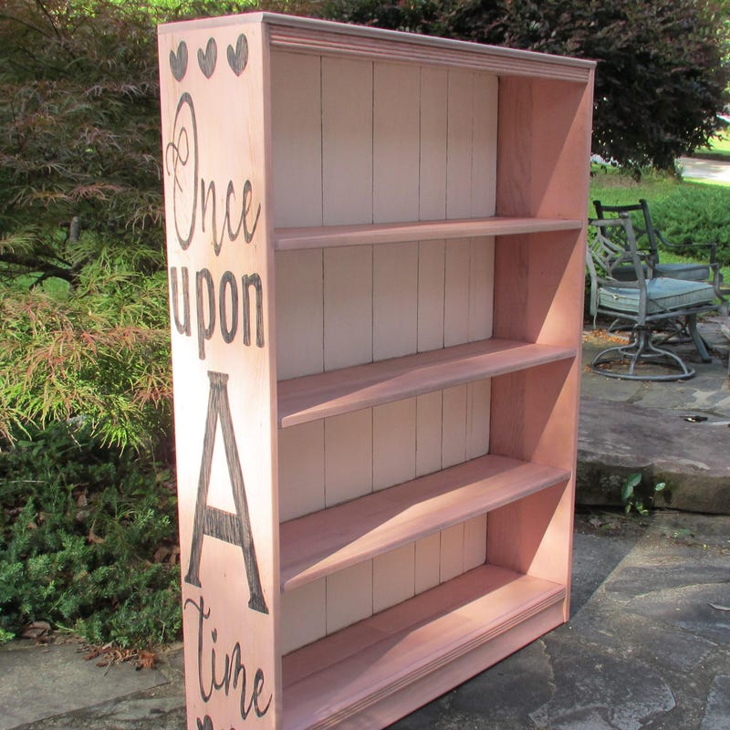Shabby Chic Bookcase Etsy