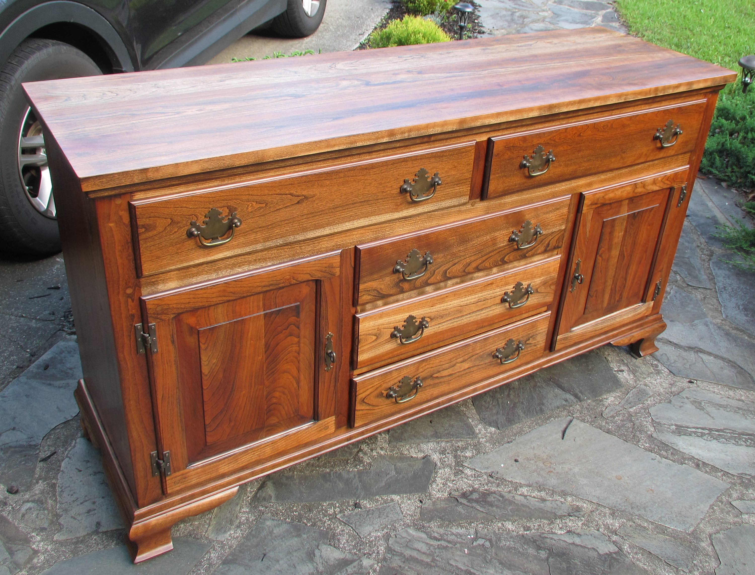 Vintage Traditional HARDEN Solid Cherry Buffet Sideboard - Etsy