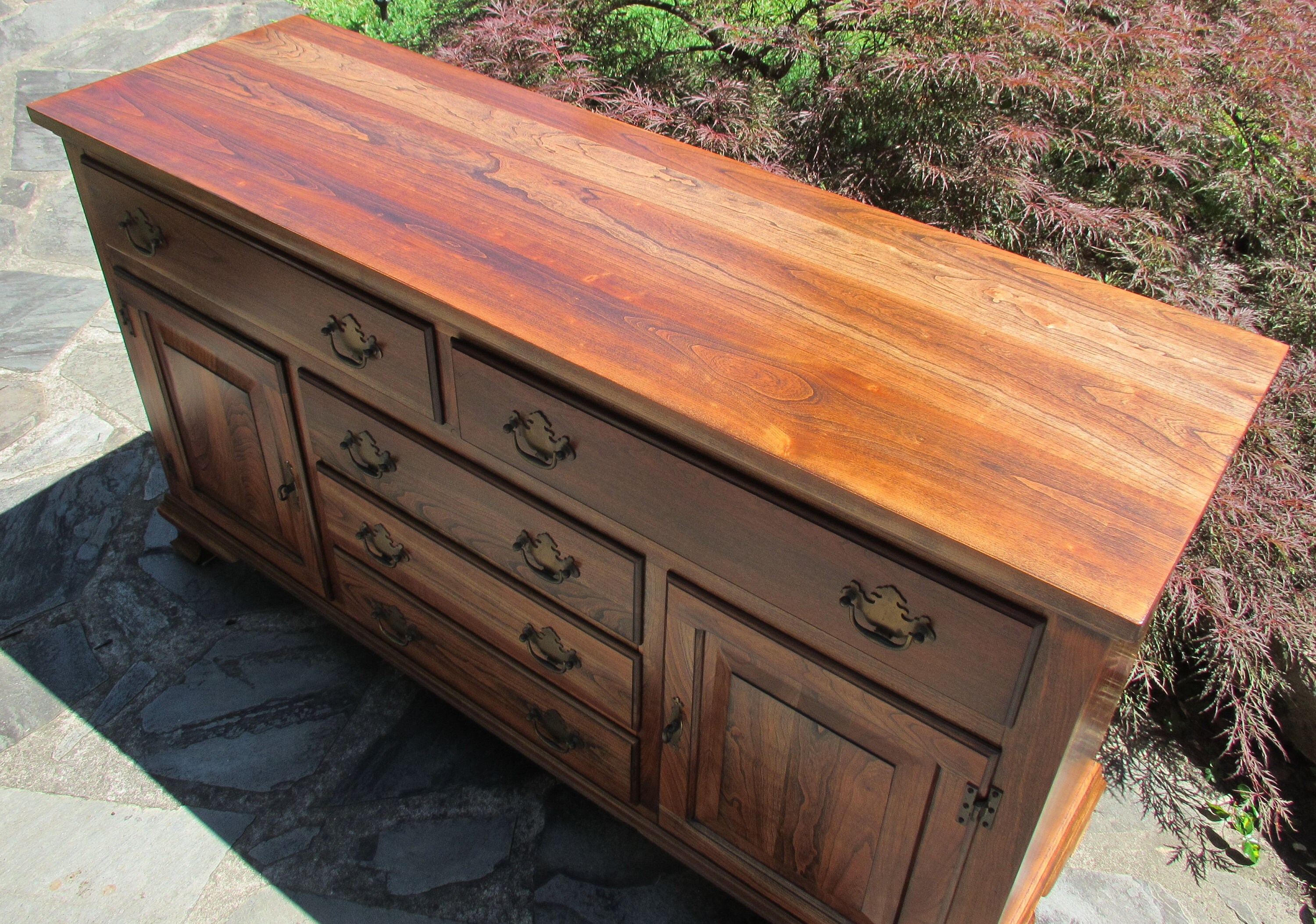 Vintage Traditional HARDEN Solid Cherry Buffet Sideboard | Etsy
