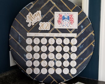 Perpetual Calendar Tiles - Etsy