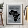 Sawubona Zulu Greeting Print: Inspirational Home & Office Decor - Etsy
