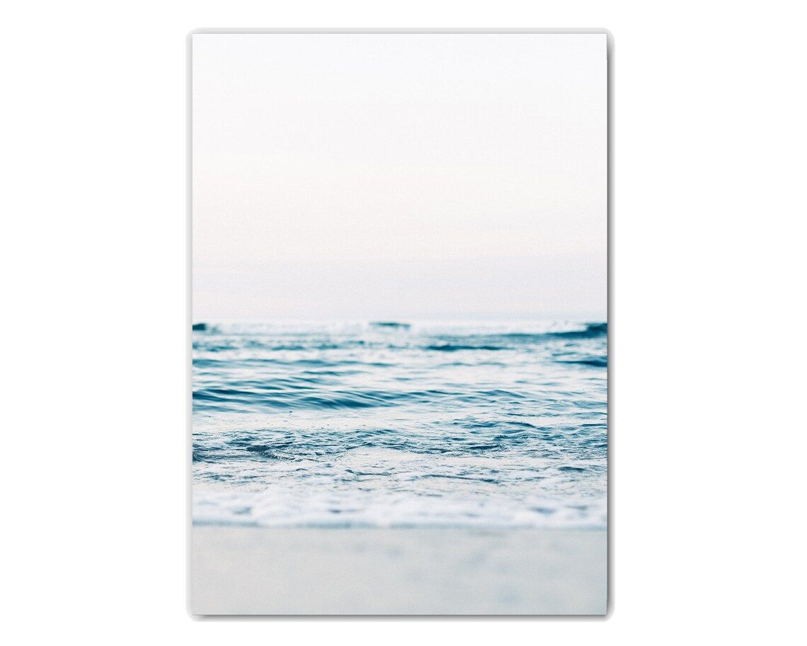 Set of 2 Minimalist Beach Art Prints Ocean Art Print Set - Etsy