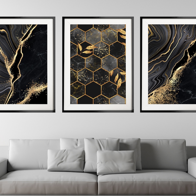 Gold Prints - Etsy