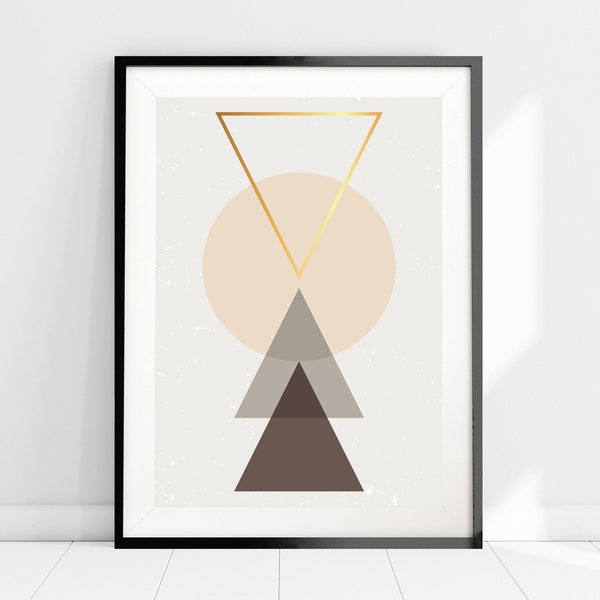 Triangles Art Print - Etsy