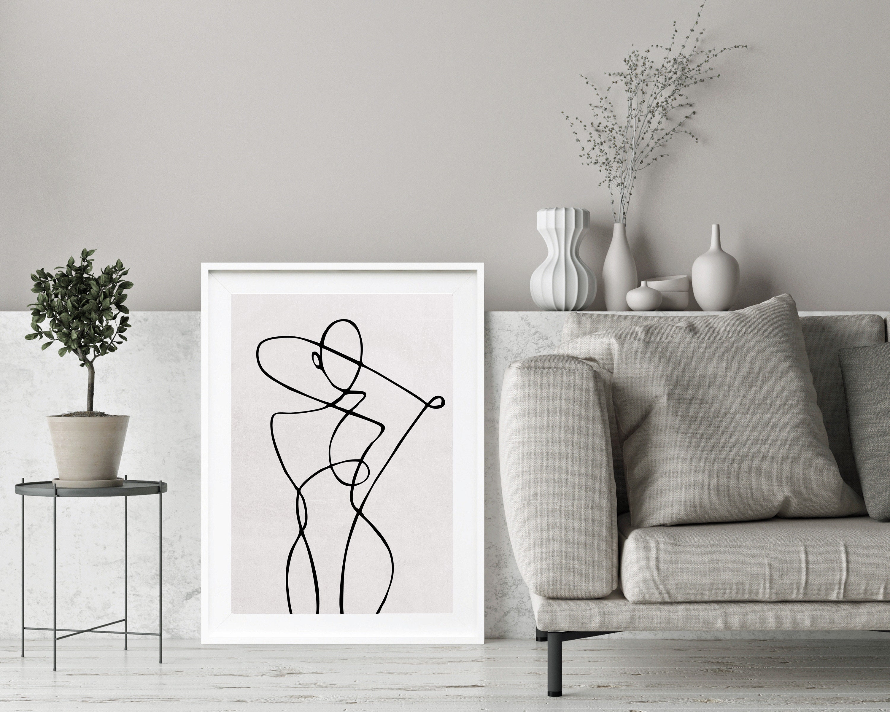 Abstract Line Art Print Female Body Illustration Line Art - Etsy UK