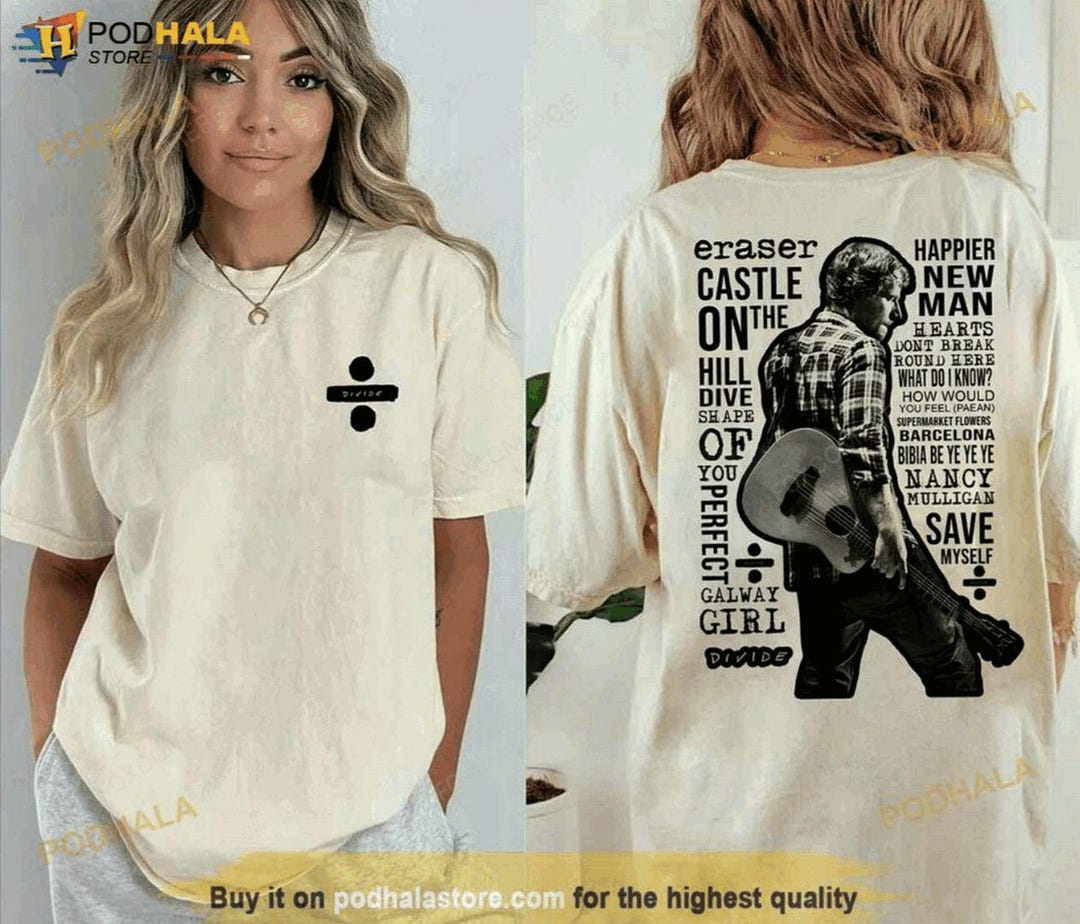 Ed Sheeran Divide Album Shirt Vintage Concert Tour Merch - Etsy