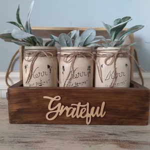 3 Jar and Box Set - Etsy