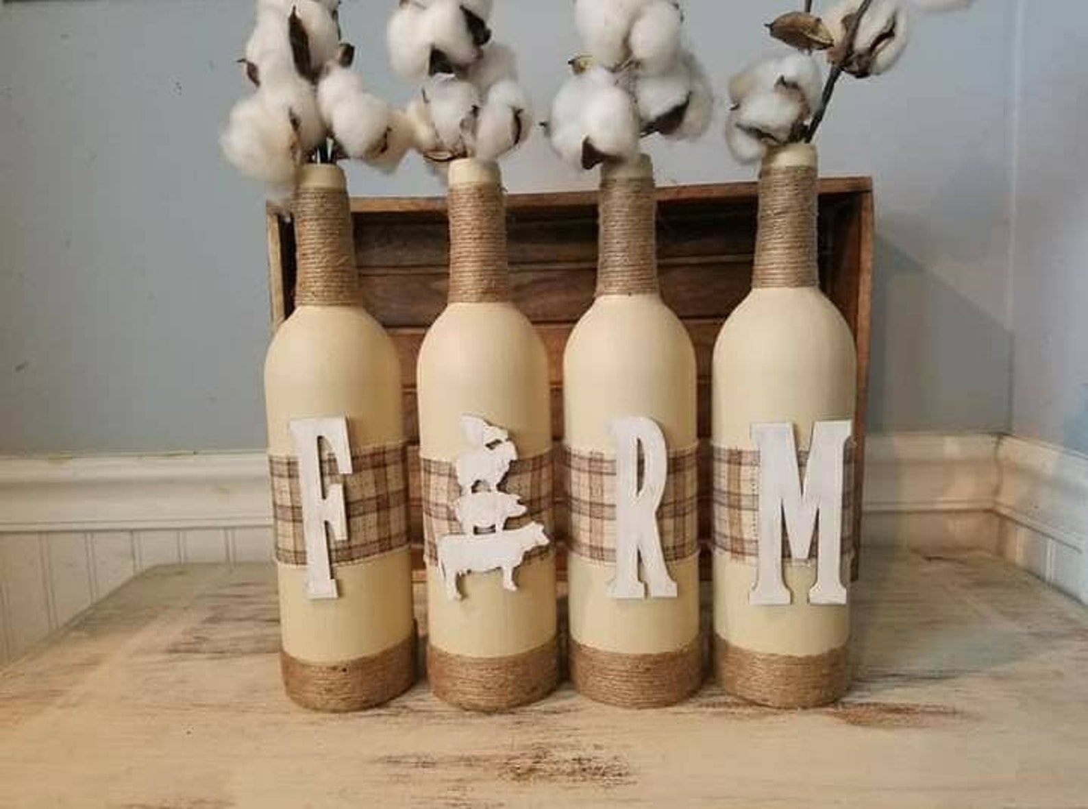 Farm Bottle Set - Etsy