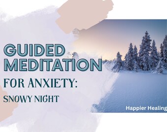 Guided Meditation Script for Anxiety - Etsy