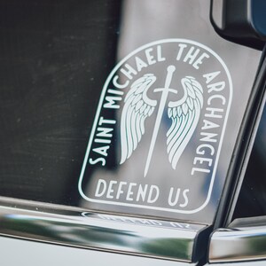 St. Michael Catholic Car Decal - Etsy