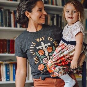 St. Thérèse Little Way Catholic T-shirt - Etsy