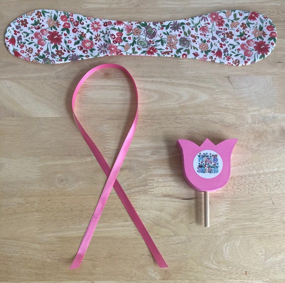 HELLO SPRING Bunny EARS tulips 3 Pc Set Fits Our Wooden - Etsy