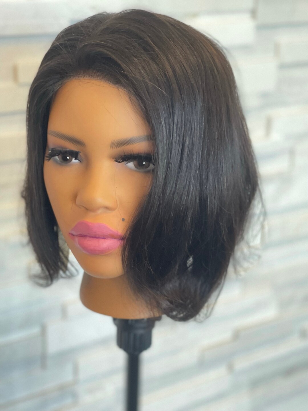 12inch Bob Lace Frontal Human Hair Wig - Etsy