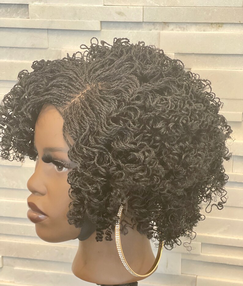 Mini Twist Curly Micro Locs Lace Front Wig - Etsy