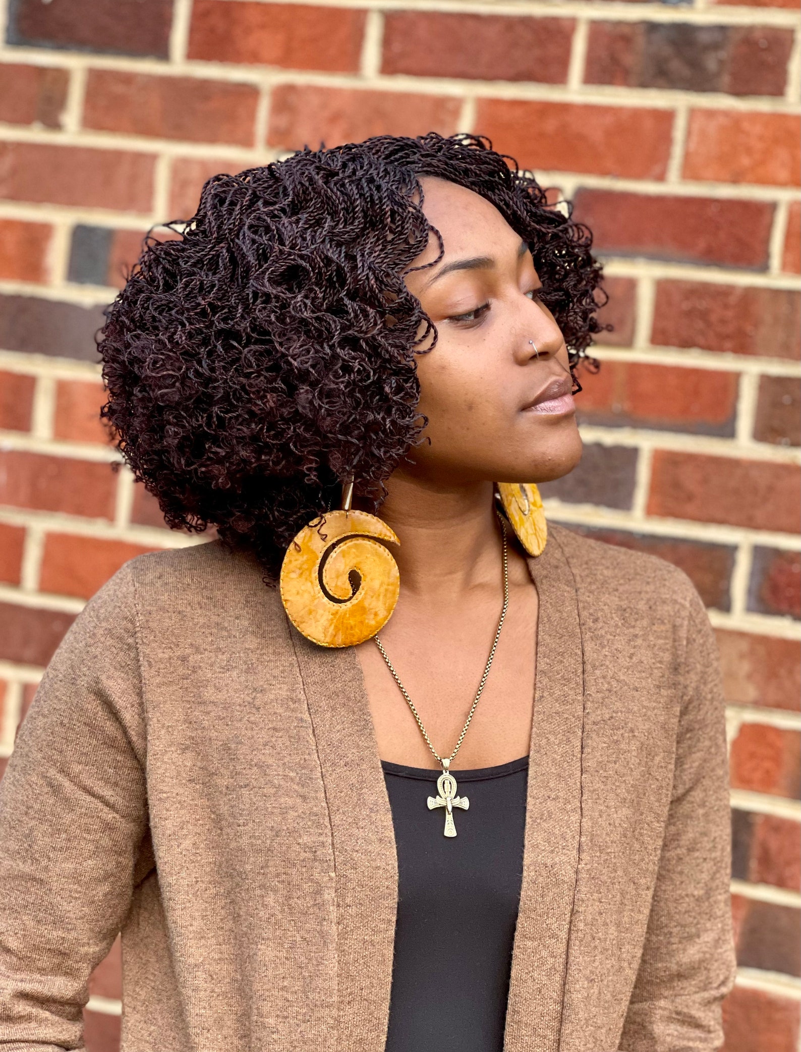 Micro Loc Twist Sisterlock Lace Front Braid Wig - Etsy