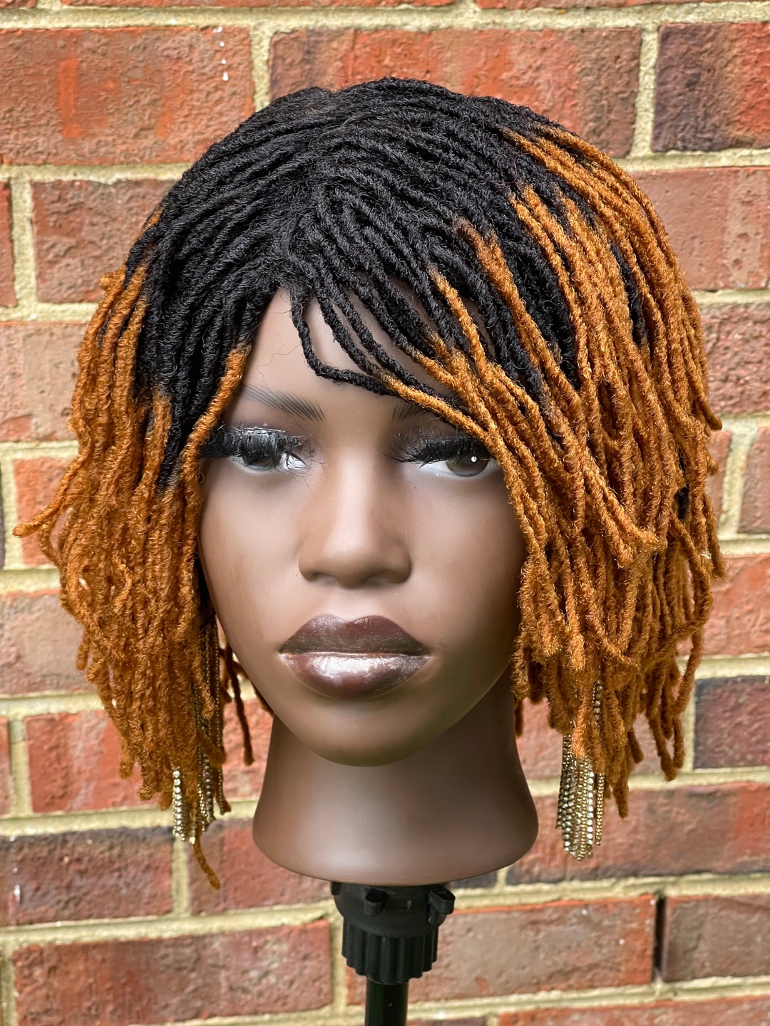 10 Ombré Micro Sister Faux Loc Dread Loc Natural Afro Twist Synthetic
