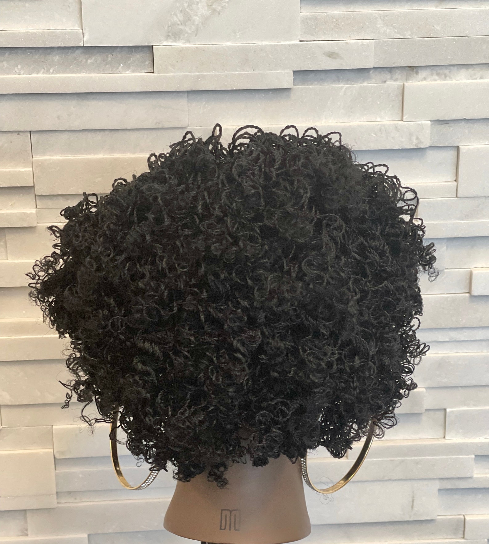 Mini Twist Curly Micro Locs Lace Front Wig - Etsy