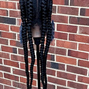 Cornrow Boxer Braid Feedin Goddess Lace Wig - Etsy