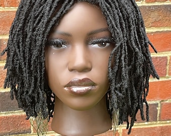 Micro Loc Twist Sisterlock Lace Front Braid Wig - Etsy