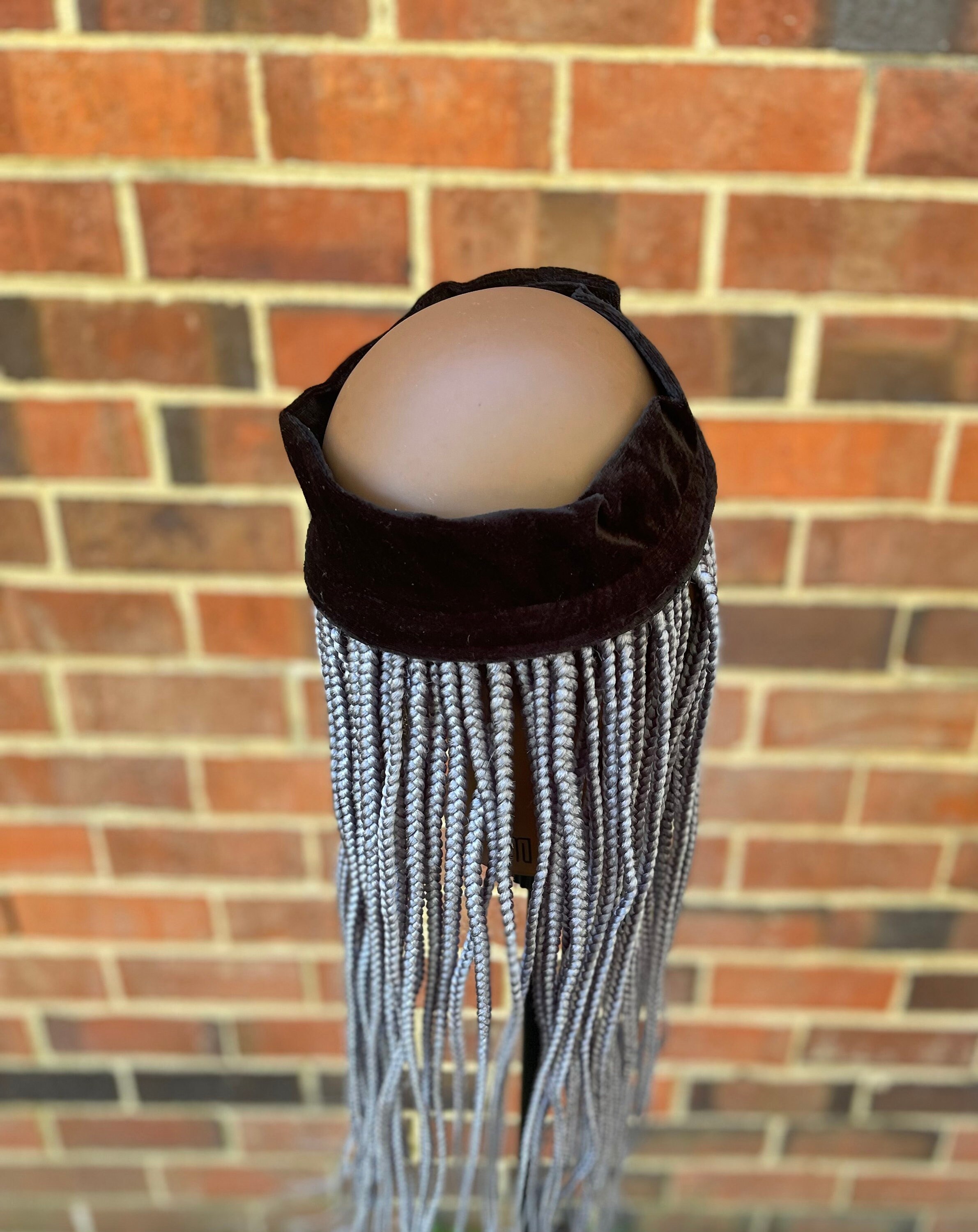 Box Braid Band Hat Braids Cap Wig - Etsy