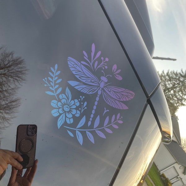 Dragonfly Car Decal - Etsy
