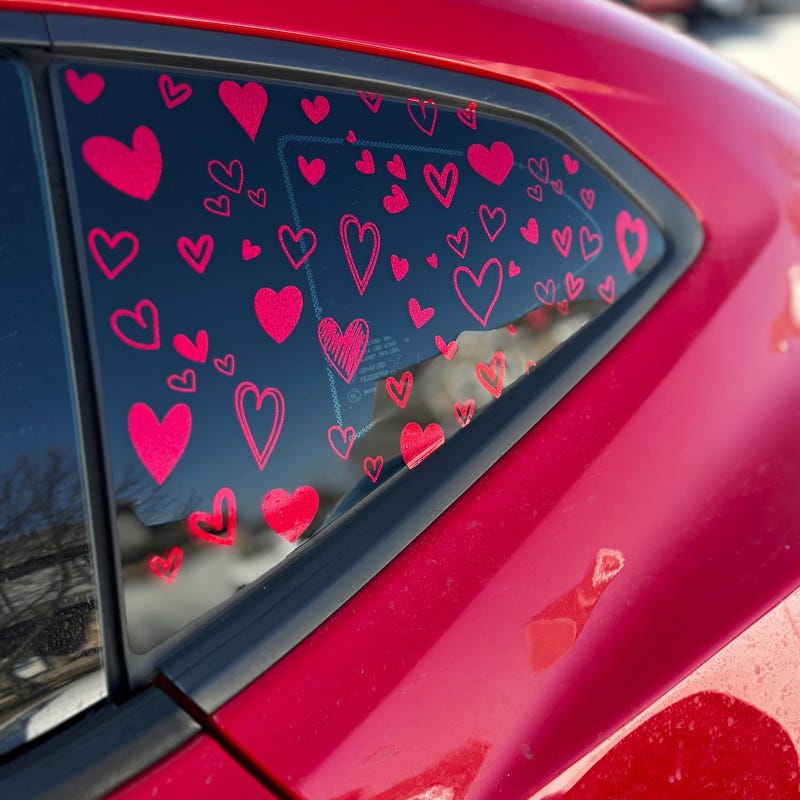 Heart Car Decal - Etsy