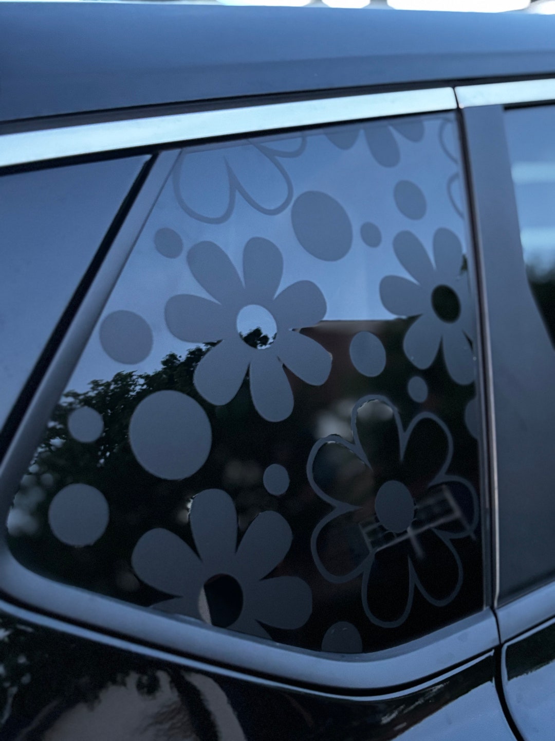 Daisy Car Decal, Car Window Decal, Vinyl Decal, Rear Window Decal ...
