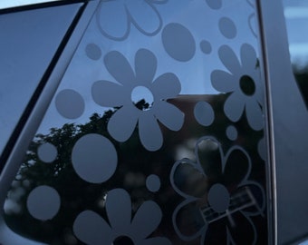 Monstera Car Decal, Car Window Decal, Vinyl Decal Sticker, Rear Window ...