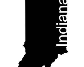 Home & Hobby Woodworking & Carpentry Indiana State Silhouette with ...