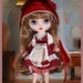 Red Riding Hood Set Doll Clothes for Blythe / Pullip / Azone / 1/6 ...
