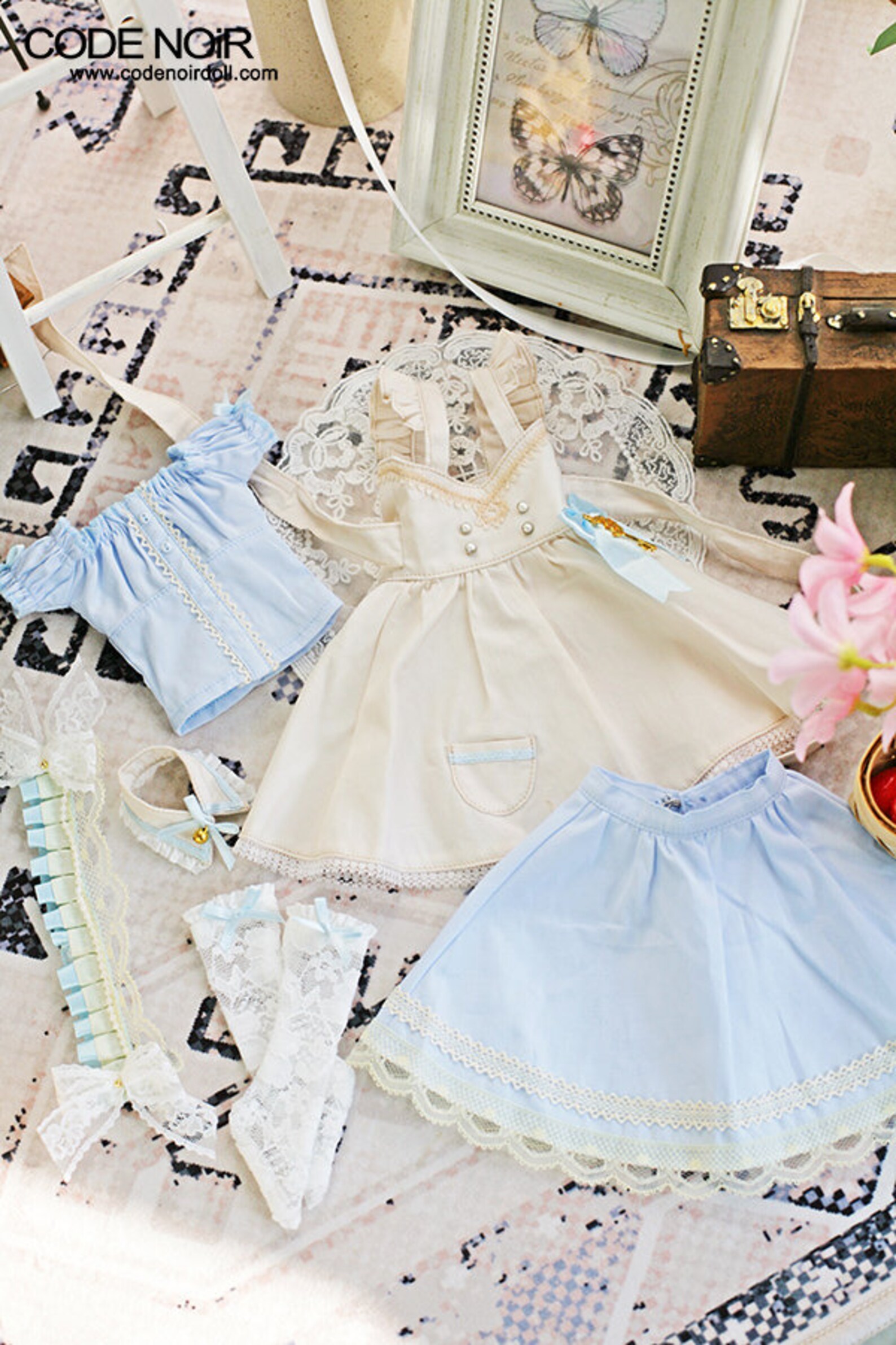 Codenoir Vintage Maid BJD Clothes for Msd / Mdd / Angel - Etsy