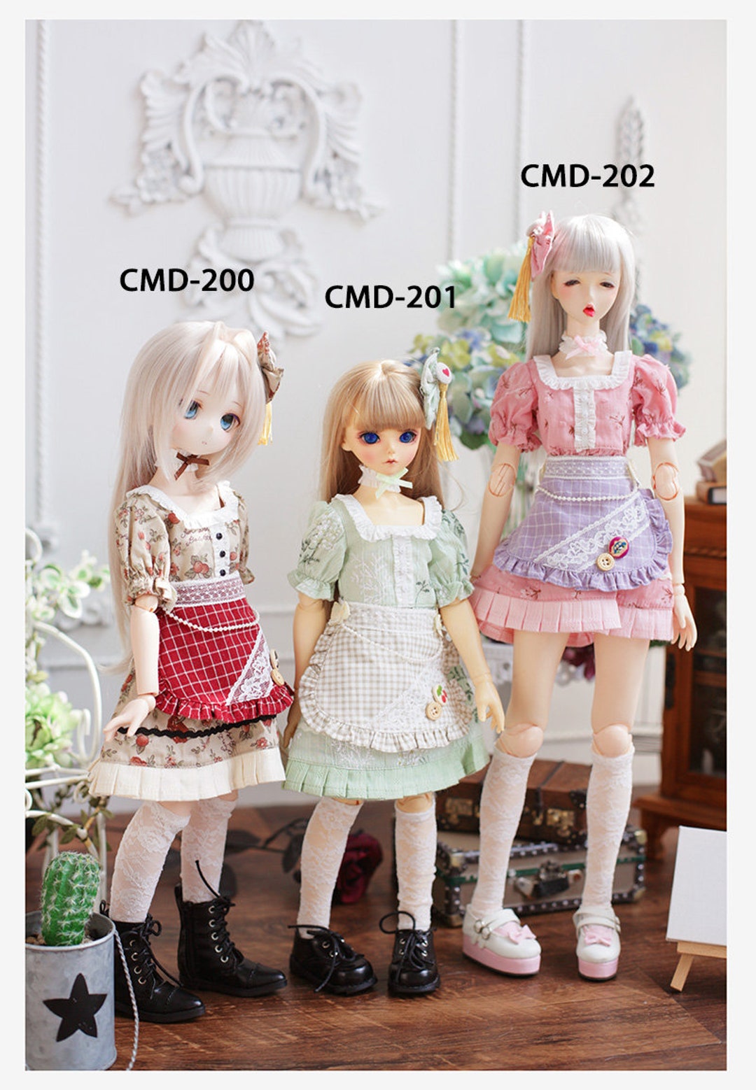 Codenoir - Folk Flora BJD Clothes for Msd / Mdd / Angel Philia / 1/4 BJD/ Holiday - Etsy