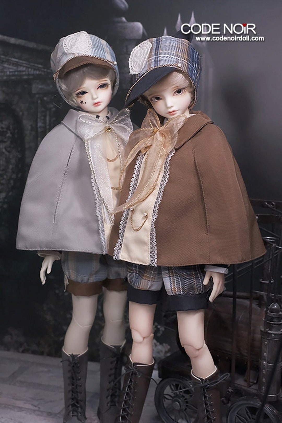 Codenoir - Detective Boy for BJD Clothes MSD, 1/4DOLL, 43CM DOLL, - Etsy