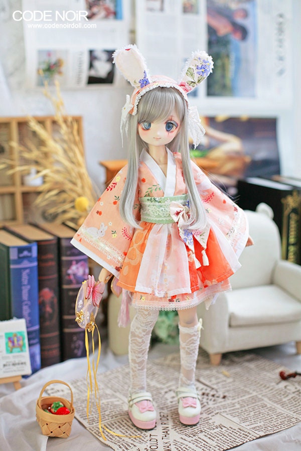 Codenoir Bunny Moon BJD Clothes for Msd / Mdd / Angel Philia - Etsy