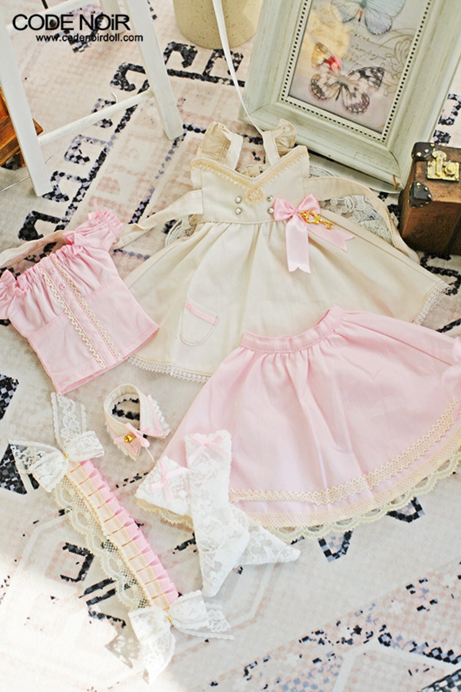 Codenoir Vintage Maid BJD Clothes for Msd / Mdd / Angel - Etsy