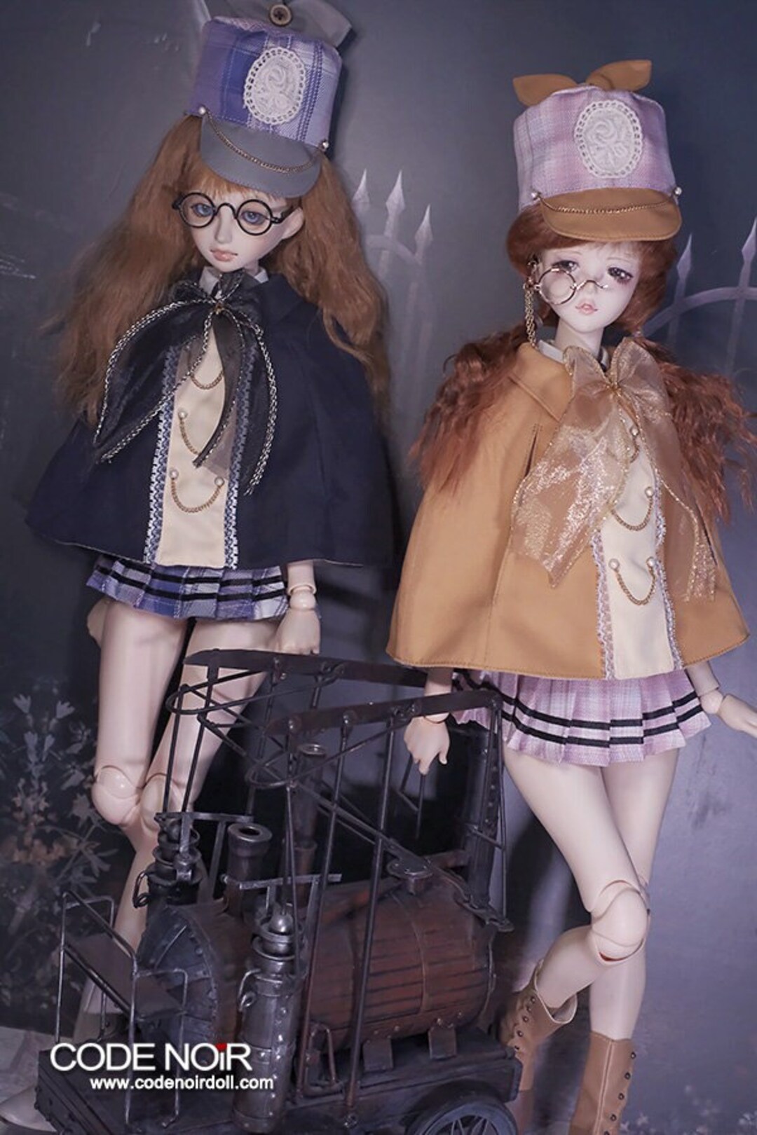 Codenoir - Detective Girl for BJD Clothes MSD, 1/4DOLL, 43CM DOLL ...