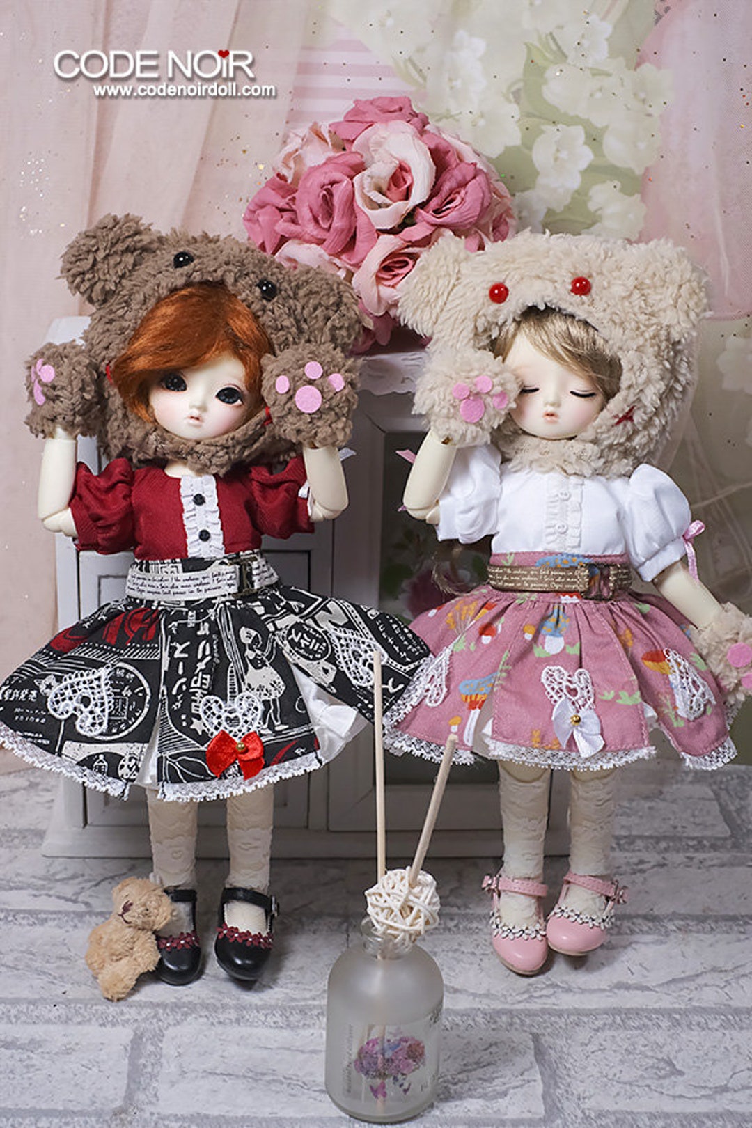 Codenoir - Teddy Heart BJD Clothes for Yosd / 1/6 26 Cm BJD Doll - Etsy