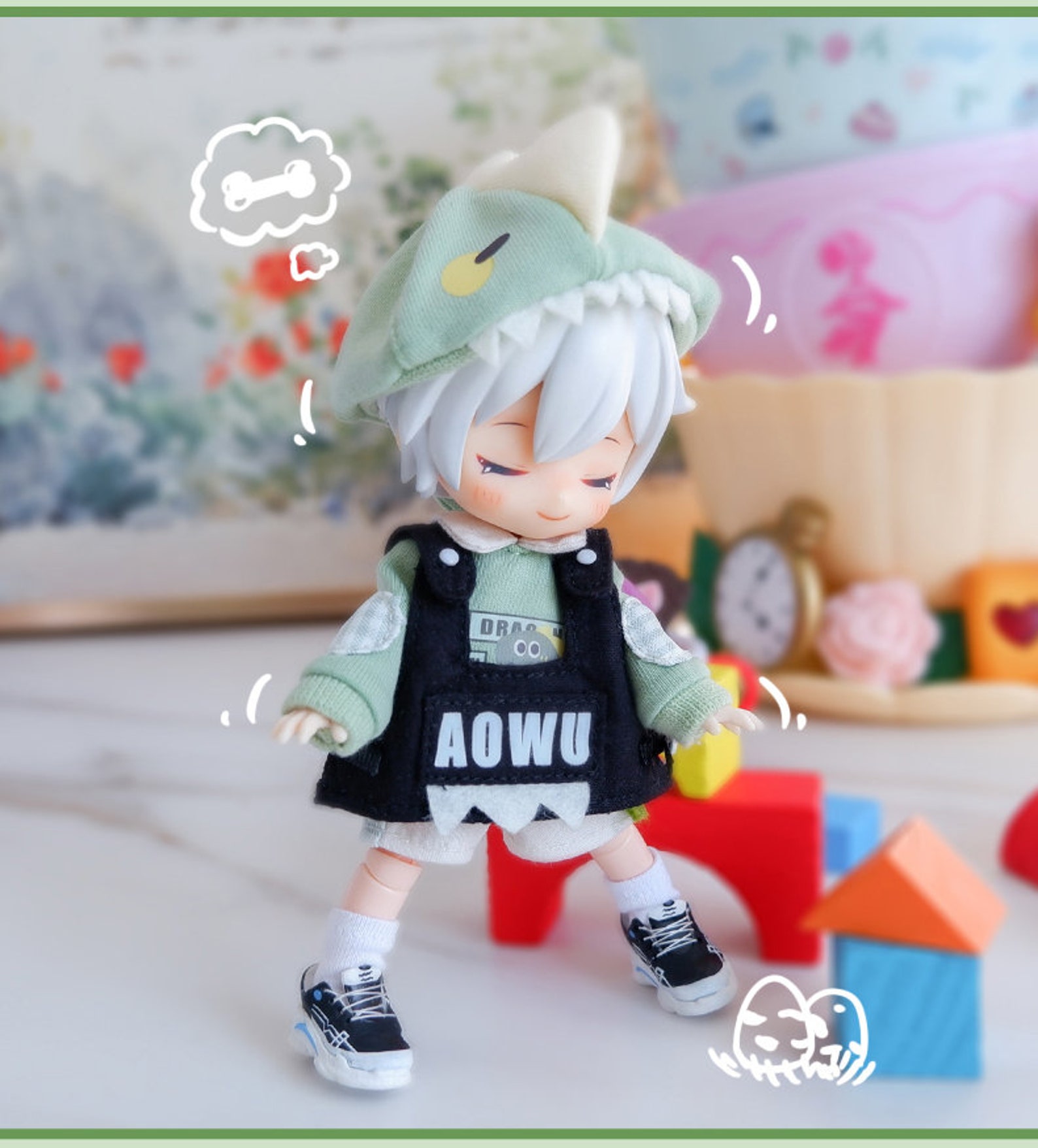 Dino Set Doll Clothes for Obitsu 11 / Nendoroid Doll / GSC - Etsy