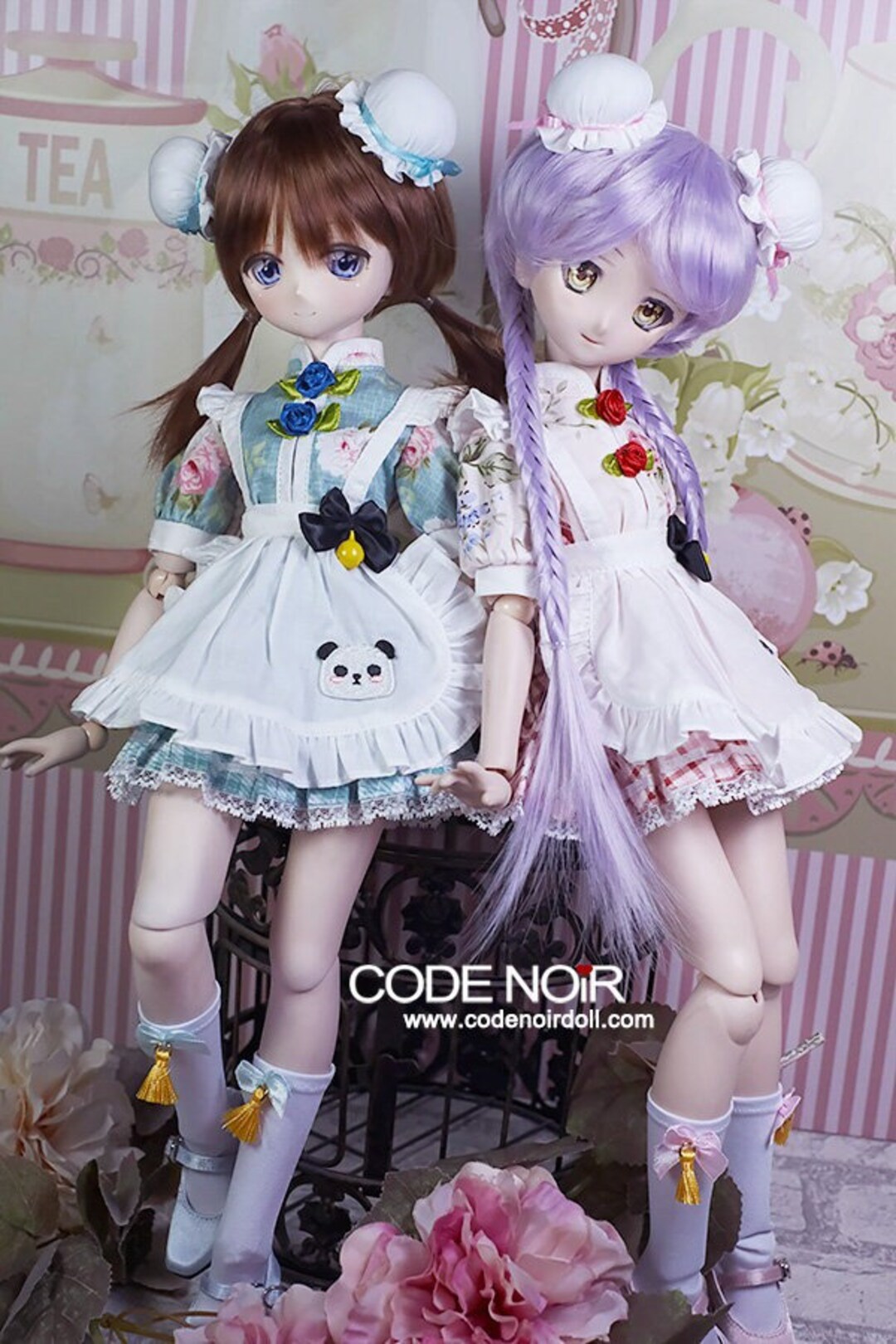 Codenoir - Panda Maid BJD Clothes for Msd / Mdd / Angel Philia / 1/4 BJD/ Holiday - Etsy