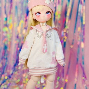 Sailor Cat BJD Clothes for Msd / Mdd / Angel Philia / 1/4 BJD/ Holiday ...